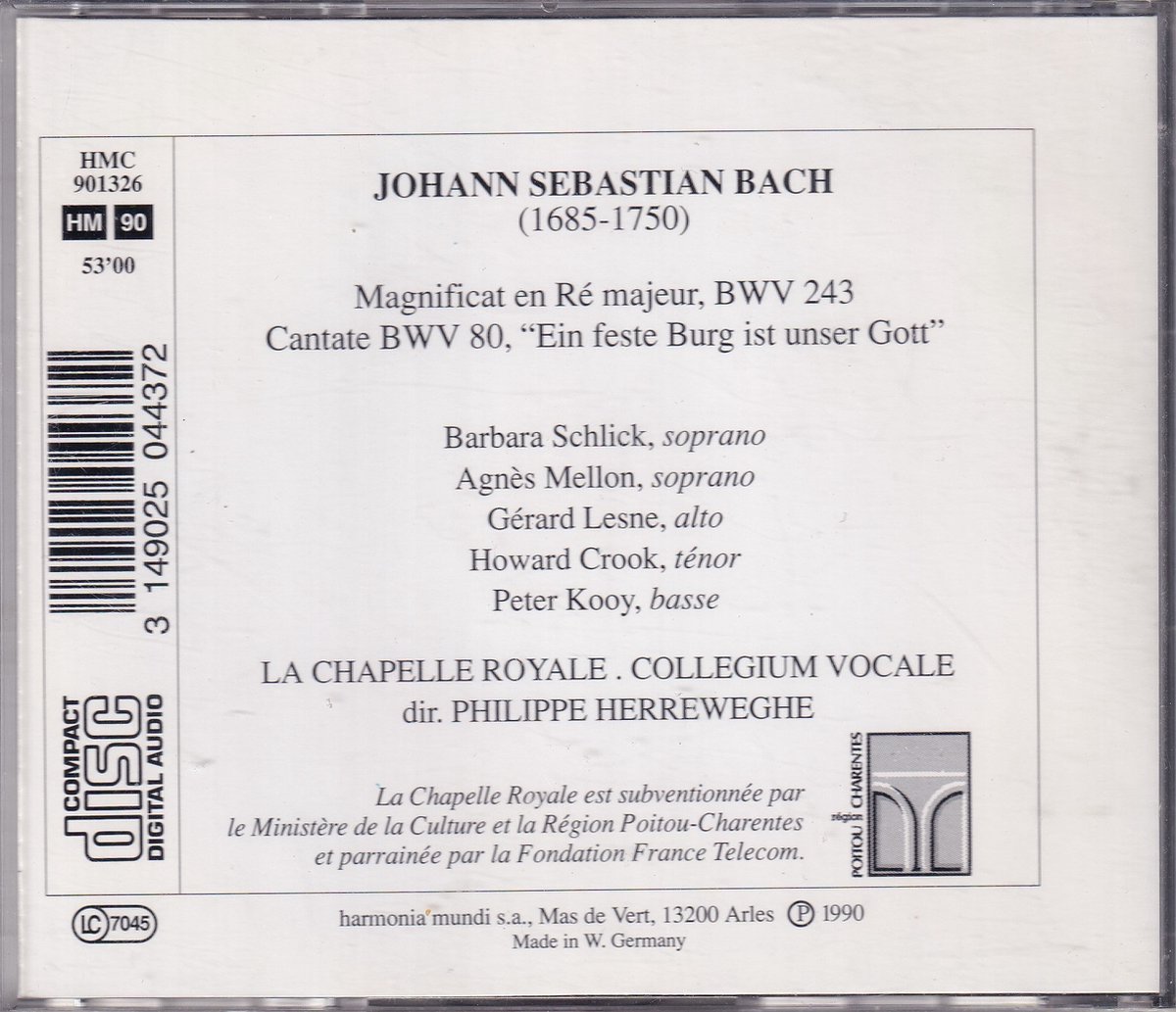 Magnificat BWV 243 - J.S. Bach - La Chapele Royale, Collegium Vocale o ...