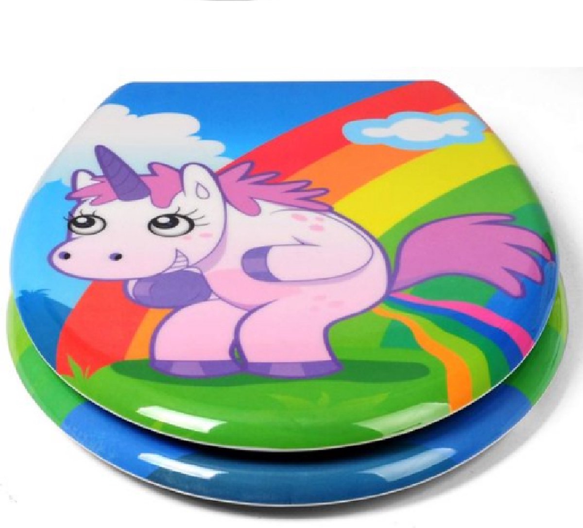 Antibacteriële Toiletbril met Softclose & Print - Toiletbrillen, WC Bril, Brillen,... | bol.com