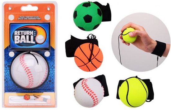 Return Ball Gooi En Vangbal Met Polsband | bol.com