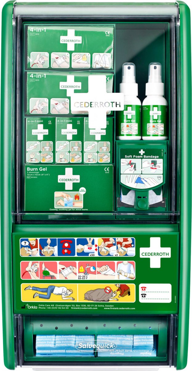 Cederroth First Aid & Burn Station | bol.com