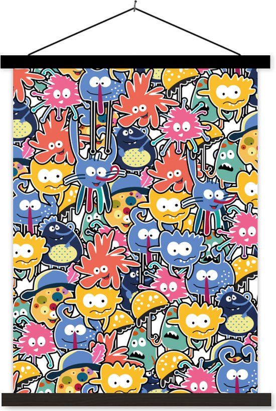 Posterhanger incl. Poster - Schoolplaat - Design - Grappig - Abstract ...