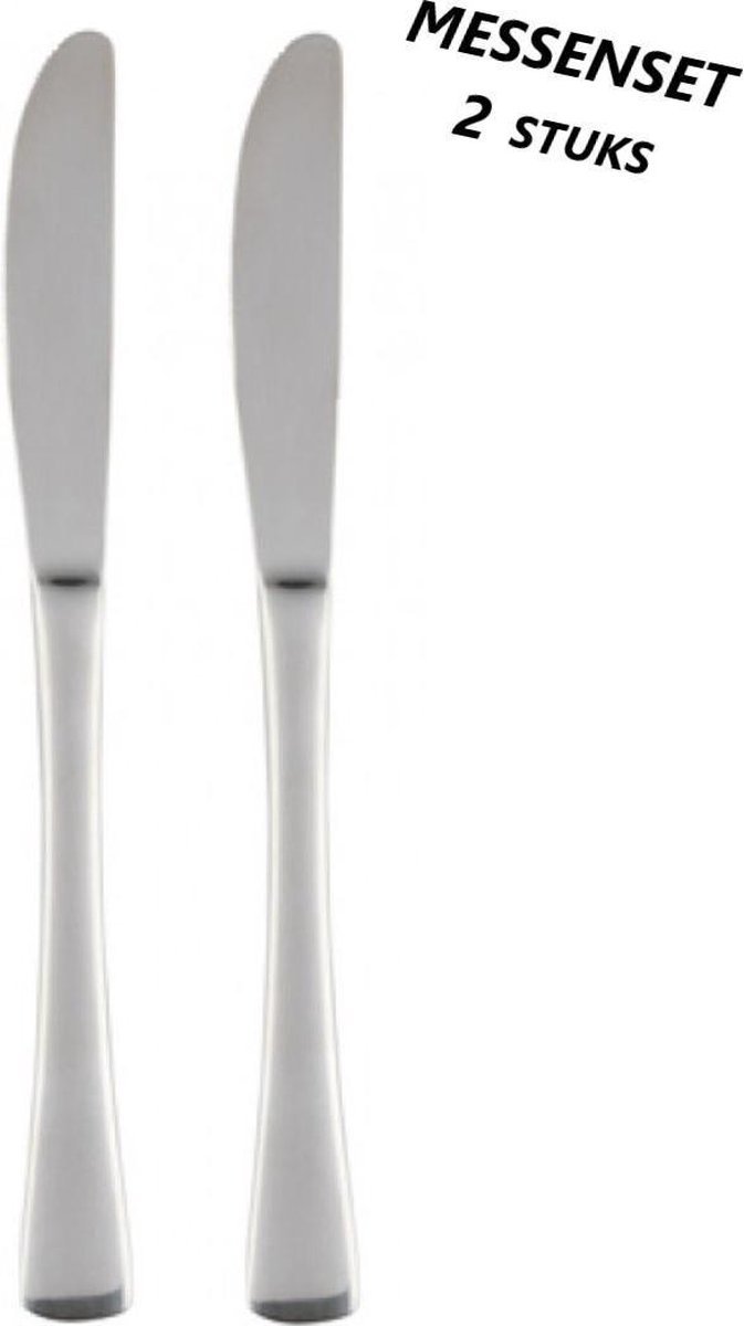 Broodmessen - 2 stuks - Messenset - Bestekmes - Tafelmes - Dinermes ...