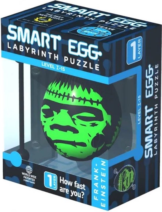 Smart Egg Frank-Einstein Labyrinth Puzzle - Zwart/Groen | Games | bol.com