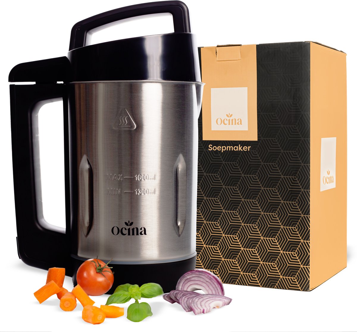 Ocina Soepmaker – Blender – Blender smoothie - 1,6L inhoud – 6 ...