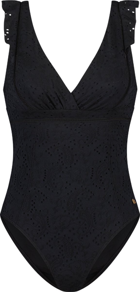 Beachlife Black Embroidery Dames Badpak - Maat 36 (Cupmaat D) | bol.com