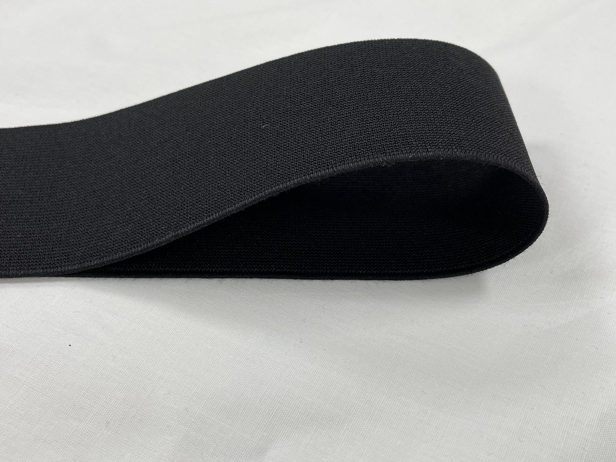 Elastiek band 6 cm breed - zwart bandelastiek - blister 1 m | bol