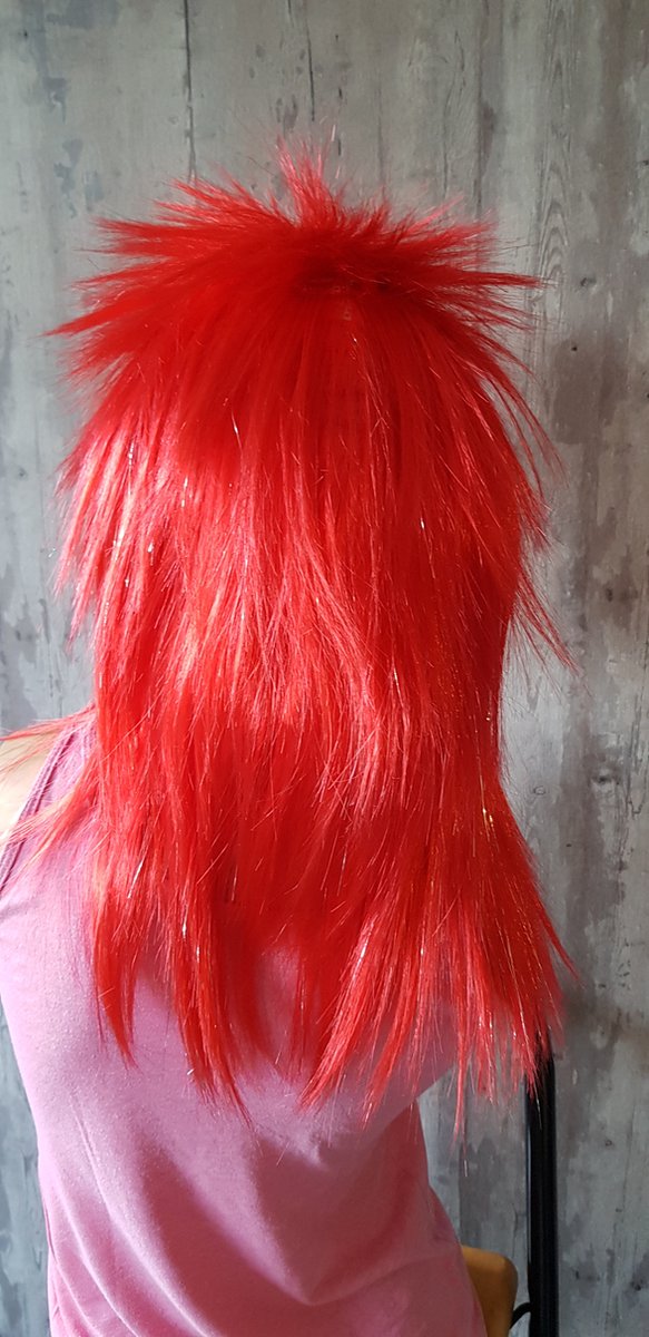 Punk Pruik (Rood) | bol.com