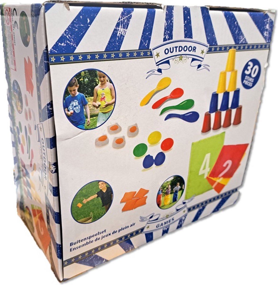 Buitenspeelset - 30 delig - Hollandse spelletjes - zaklopen ...