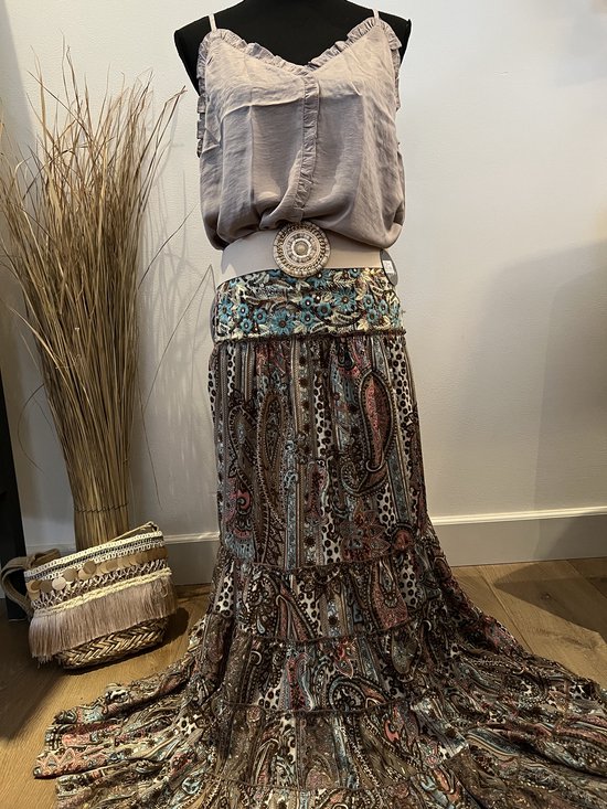rok - ibiza rok - bohemian - boho - ibiza - maxirok | bol.com