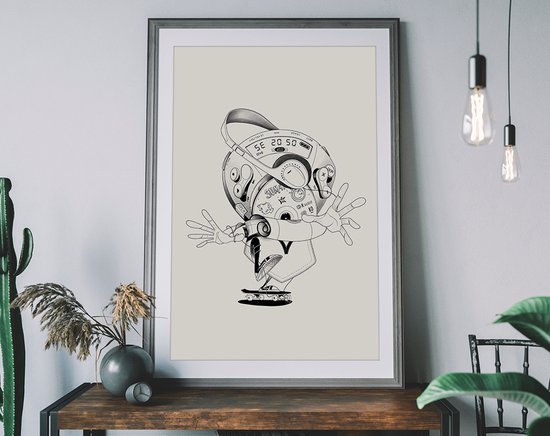 Jolly Roger - Discman - Art print - Size M - Exclusive Art | bol.com