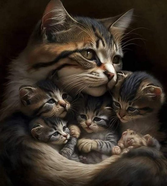 Diamond painting Poesen - 40x45 cm - Compleet Hobbypakket - Volledig te ...