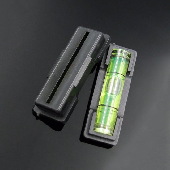 Waterpas (libel) zwart, plastic behuizing | bol