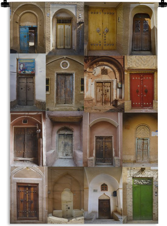Portes - Coloré - Architecture - Collage - Vintage | bol.com