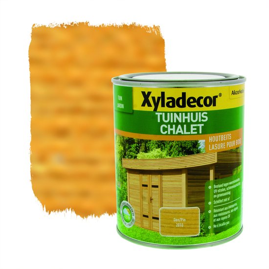 Xyladecor Tuinhuis - Houtbeits - Mat - Den - 0.75L | bol.com