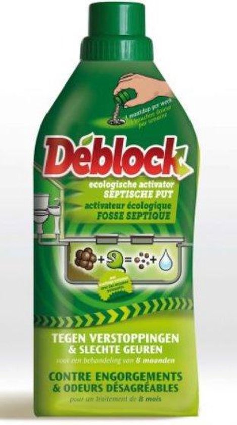 Deblock activator 900 gr - tegen verstoppingen en onaangename geurtjes ...