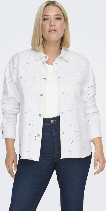 ONLY CARMAKOMA CARELENA EMB JACKET OTW Dames Jas - Maat S-42/44 | bol
