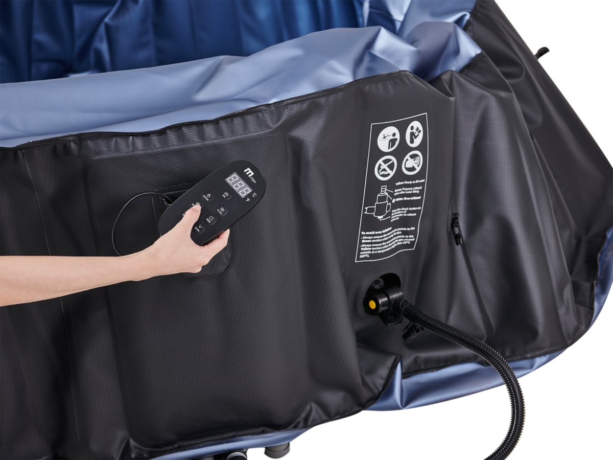 MSpa Bergen 4 persoons - Opblaasbare jacuzzi - Opblaasbaar bubbelbad ...