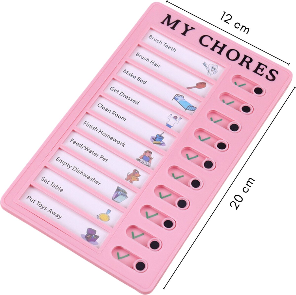 Blensson - To Do Planner - Roze - To Do Lijst - Dagplanner kind ...