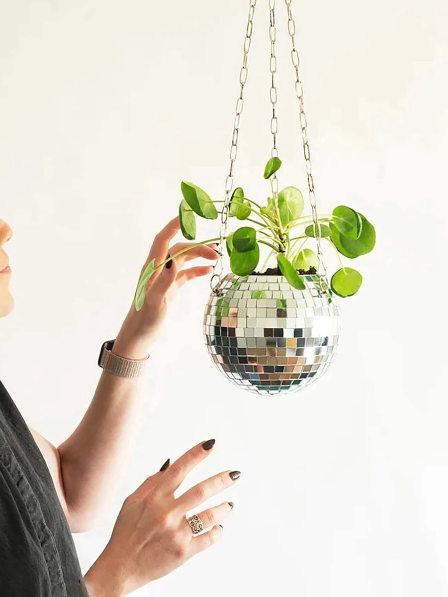 Discobal hangplant GROOT - bloempot - hangplant - disco - discobal ...