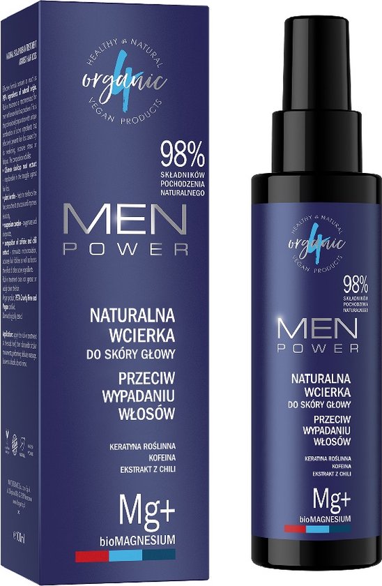 Men Power natuurlijke hoofdhuidwrijfmiddel tegen haaruitval 100ml | bol