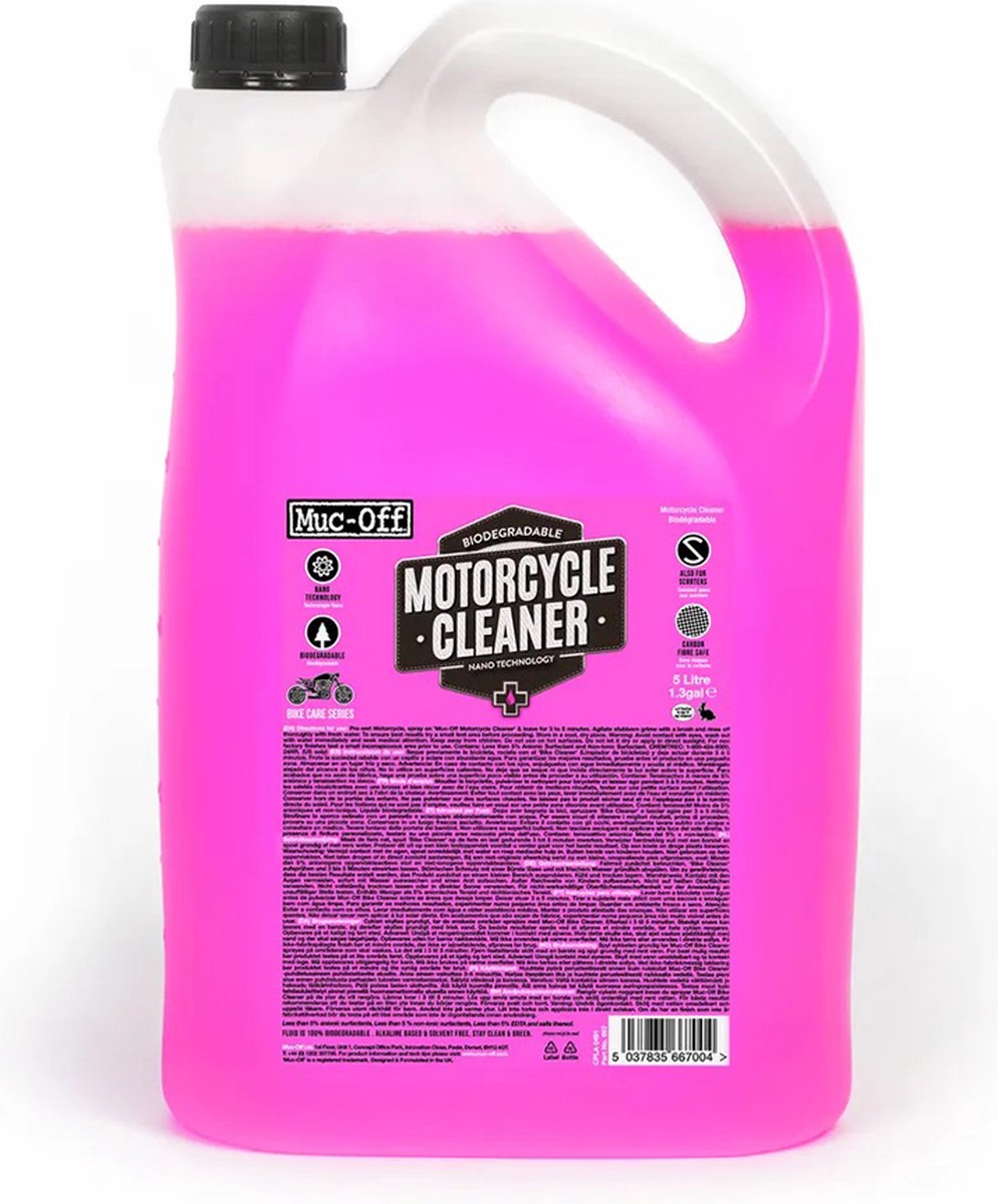 Muc-Off Nano Tech Motorcycle Bike Cleaner Fietsreiniger 5L | bol