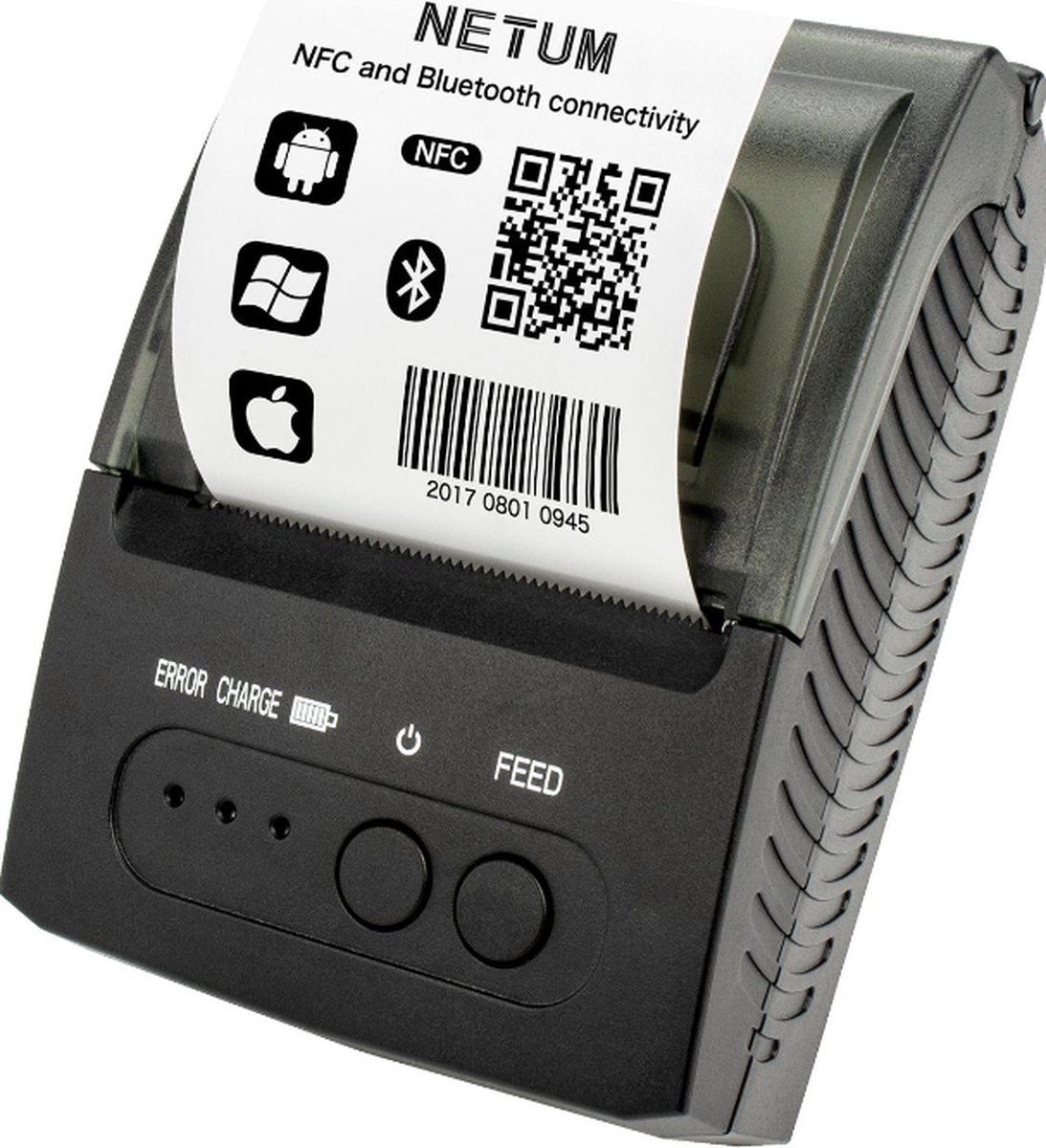 Barcode Pinter - Qr-Code Printer - Draagbare Printer - LabelPrinter ...