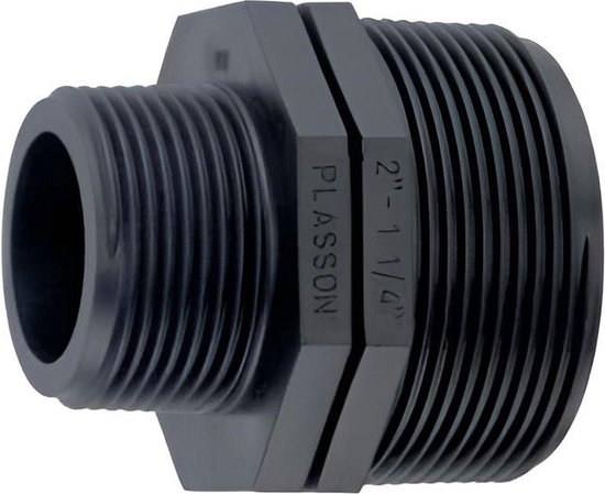 PP verloopnippel PN6 | 1/2 t/m 2 | 1 1/2 x 3/4 | bol.com