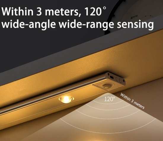 Intelligent Light - Led balk - USB oplaadbaar - Bewegingssensor ...