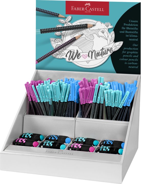 Faber-Castell grafietpotloden - Grip two tone - display 240 stuks - FC ...