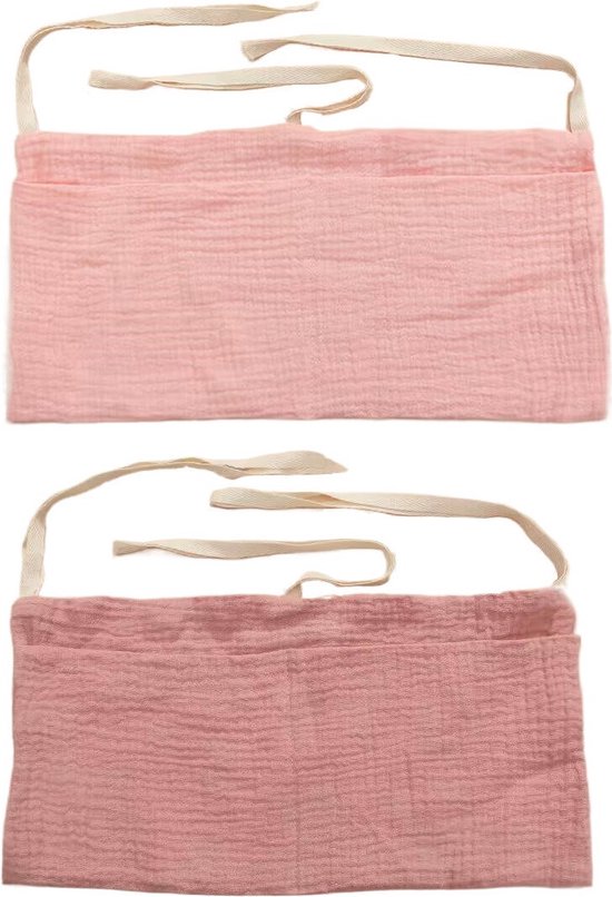 2 stuks - Baby Boxzak Organiser - Hydrofiele boxopbergtas - Roze mix ...