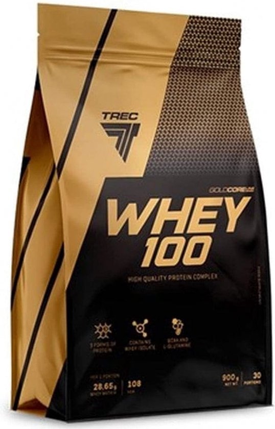 TREC GOLD CORE WHEY 100 - 900g Chocolate - Sesame Flavour | bol.com