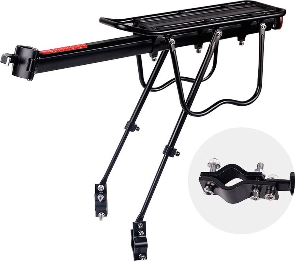 Elektrische Fiets Bagagedrager | Verstelbaar Fietsendragerrek ...