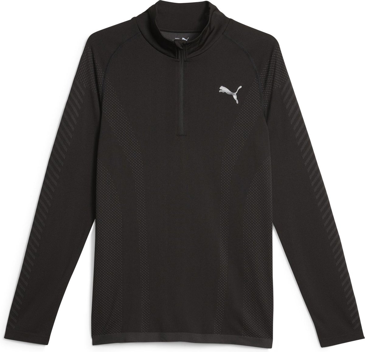 PUMA TRAIN FORMKNIT SEAMLESS 1/2 ZIP Heren Sporttrui - Zwart - Maat L ...