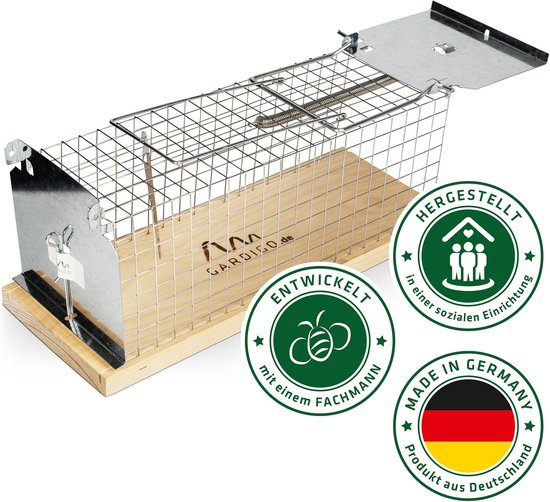 Ratten Lebendfalle Kooi - Diervriendelijke Rattenval - Made in Germany ...