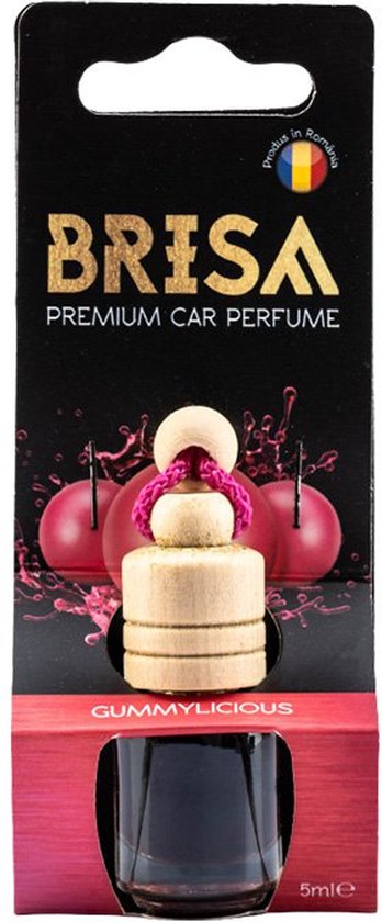 BRISA Car wooden Air Freshener - Gummylicious- 5 ml | bol.com