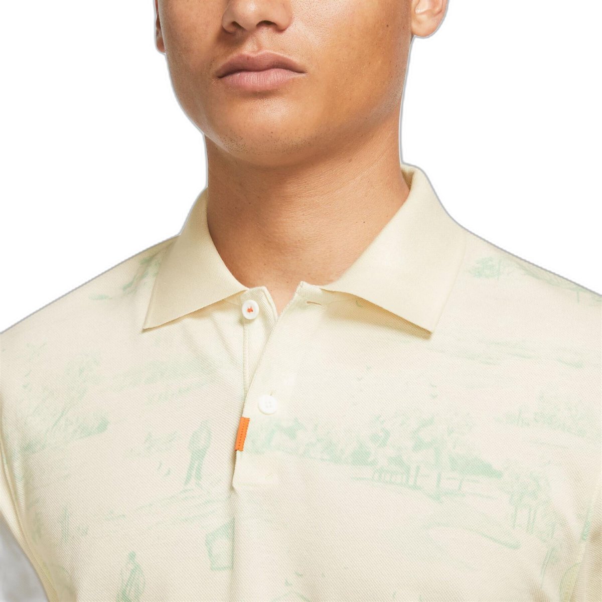 Nike The Nike Polo Slim Dri Fit Coconut Milk Yellow | bol.com