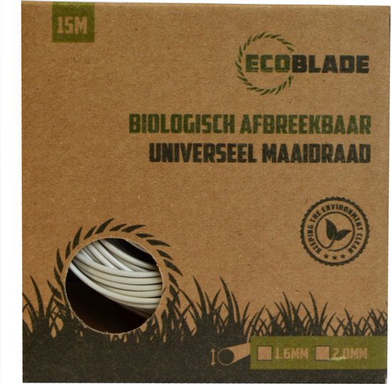 EcoBlade - biologisch afbreekbaar maaidraad / trimmerdraad / trimdraad /... | bol.com