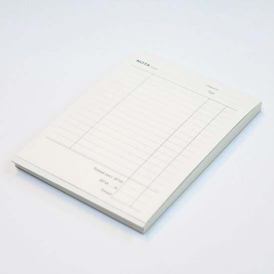 Notablok met BTW A6 - 2x50 vel - doorschrijvend - wit & geel vel - 8 ...