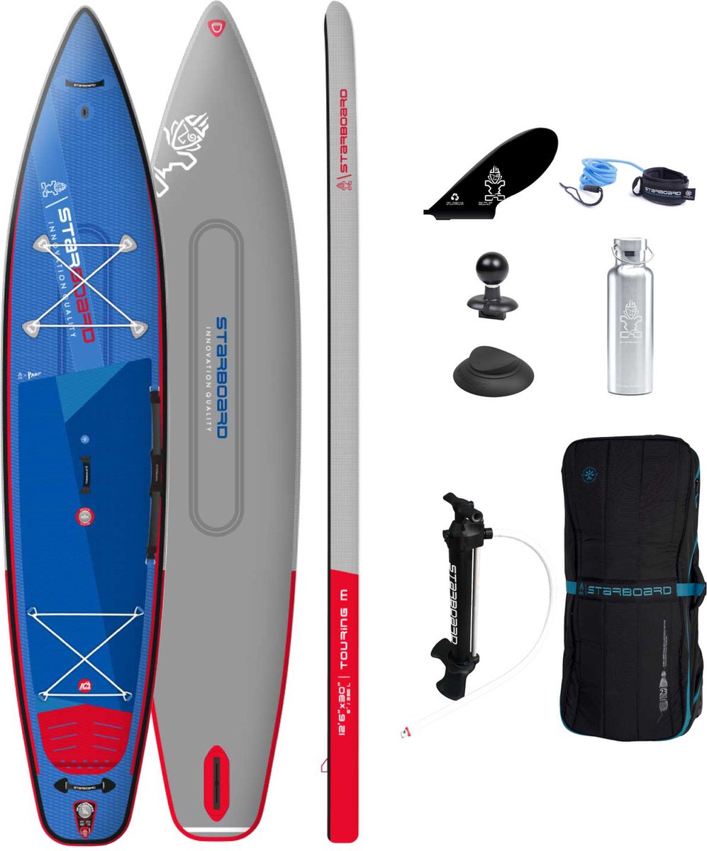 Starboard INFLATABLE SUP 12'6 X 30 X 6 TOURING DELUXE SC 2022 - Opblaasbare supboard -... | bol.com