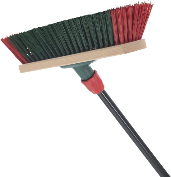 Balai de balayage avec manche télescopique, balai de rue avec manche ...