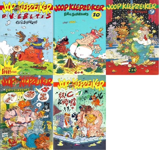Joop Klepzeiker strippakket (5 verschillende edities) #1 | stripboek ...