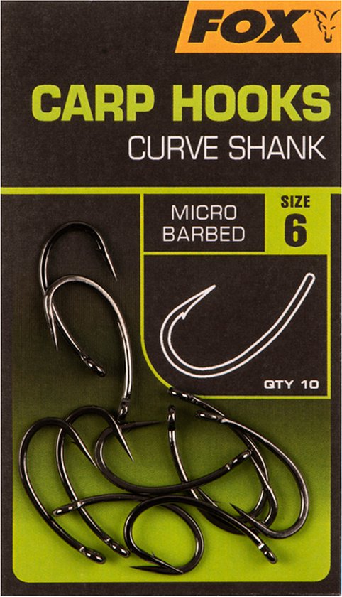 Carp Hooks Curve Short X10 Fox | bol.com