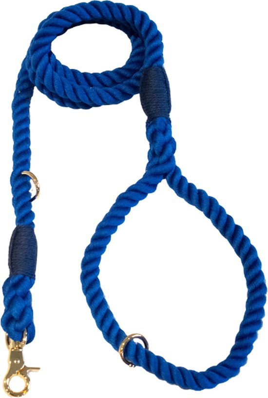 Meritosh Multifunctionele Leiband 100% Katoen Blauw 150CM | bol.com