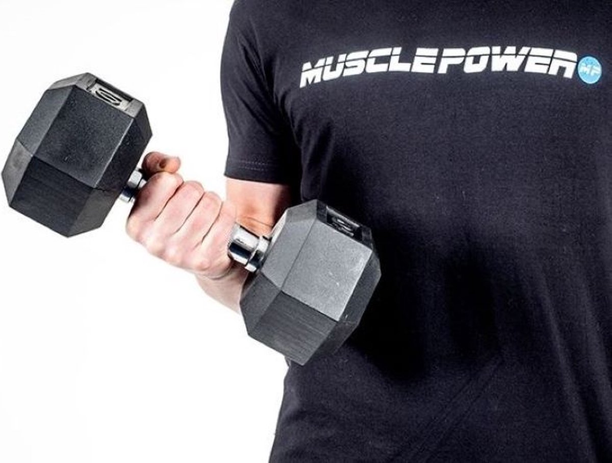 Muscle Power Hexa Dumbbell - Per Stuk - 1 kg | bol.com