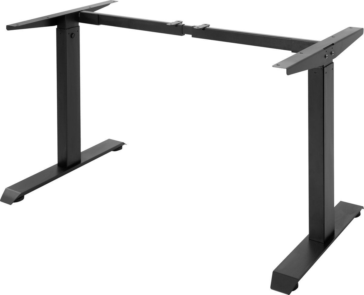 Office Hero® Cosmic - Zit sta bureau in hoogte verstelbaar zwart frame ...