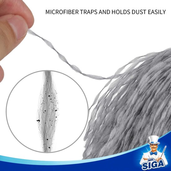 Microfiber Delicate Duster, Comfortabele Antislip Handvat, Afneembare ...