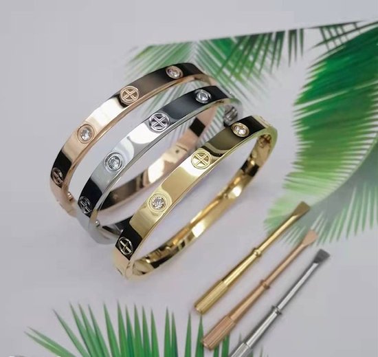 Soraro Zirkonia Exclusieve Armband | Dames en Heren | Schroevendraaier ...