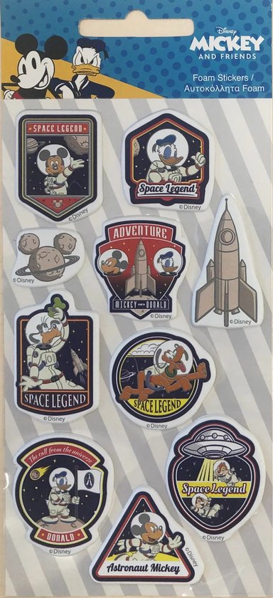 Disney Mickey Mouse - Sticker set - Foam stickers | bol