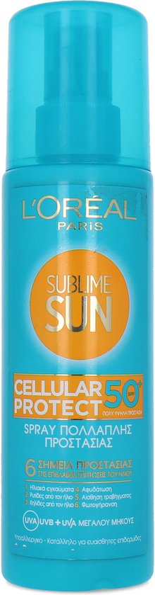 L'Oréal Sublime Sun Cellular Protect SPF 50 Zonnebrand Spray - 200 ml | bol