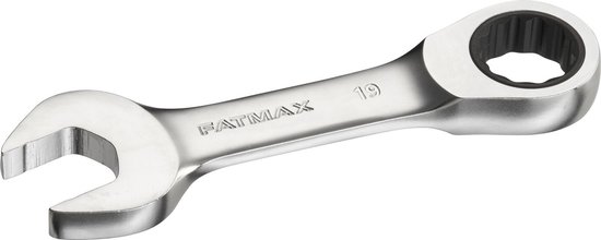 Stanley - FATMAX Stubby Ringsteeksleutel met ratel 19mm - Steeksleutel ...